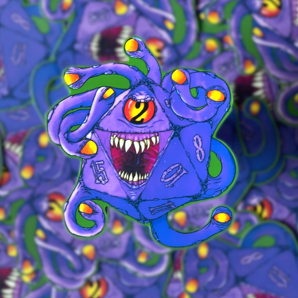 Dungeons and Adventures : Beholder D20 – thwwipstickers